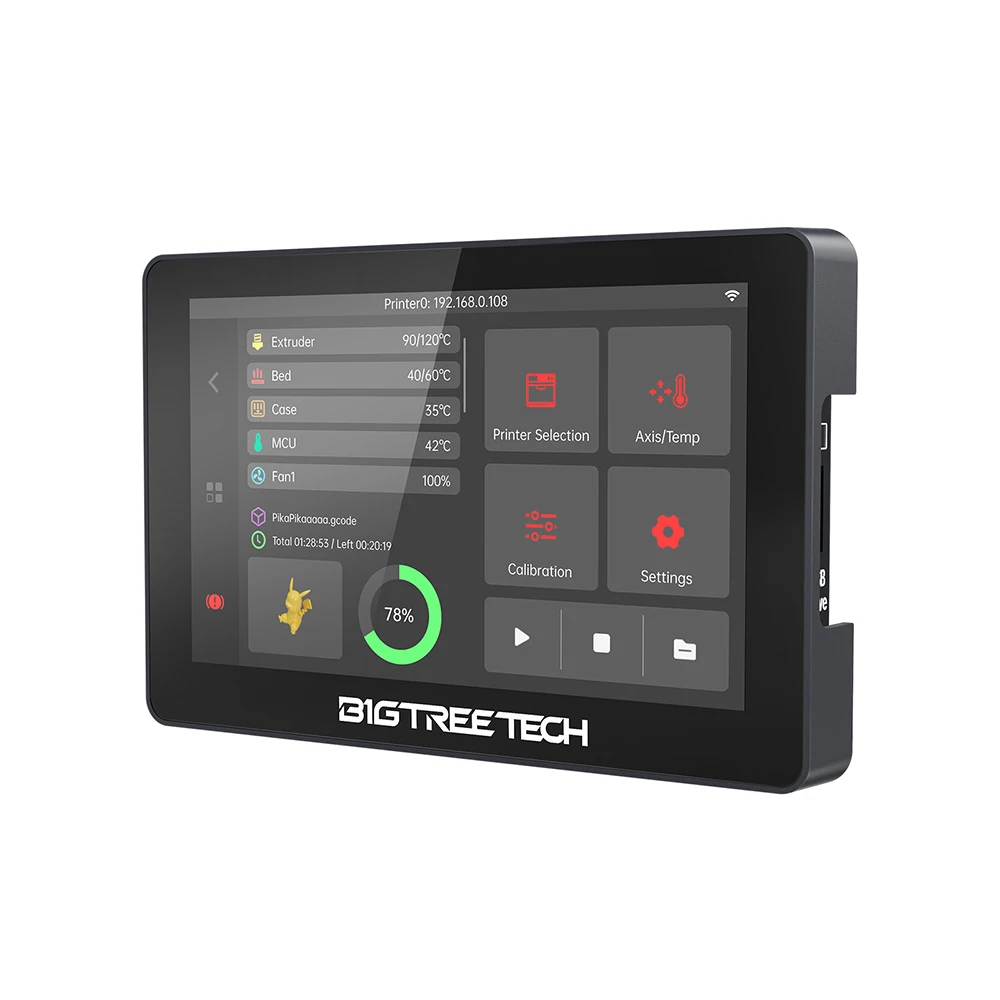 BIGTREETECH K-TOUCH 5 Inch Touch Screen Wireless Control Klipper ...