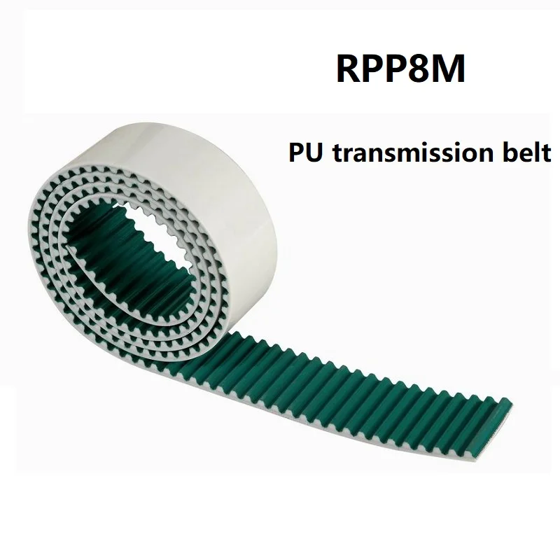 RPP8M Open Belt Transmission Belt Polyurethane for Belt Drive Garage ...