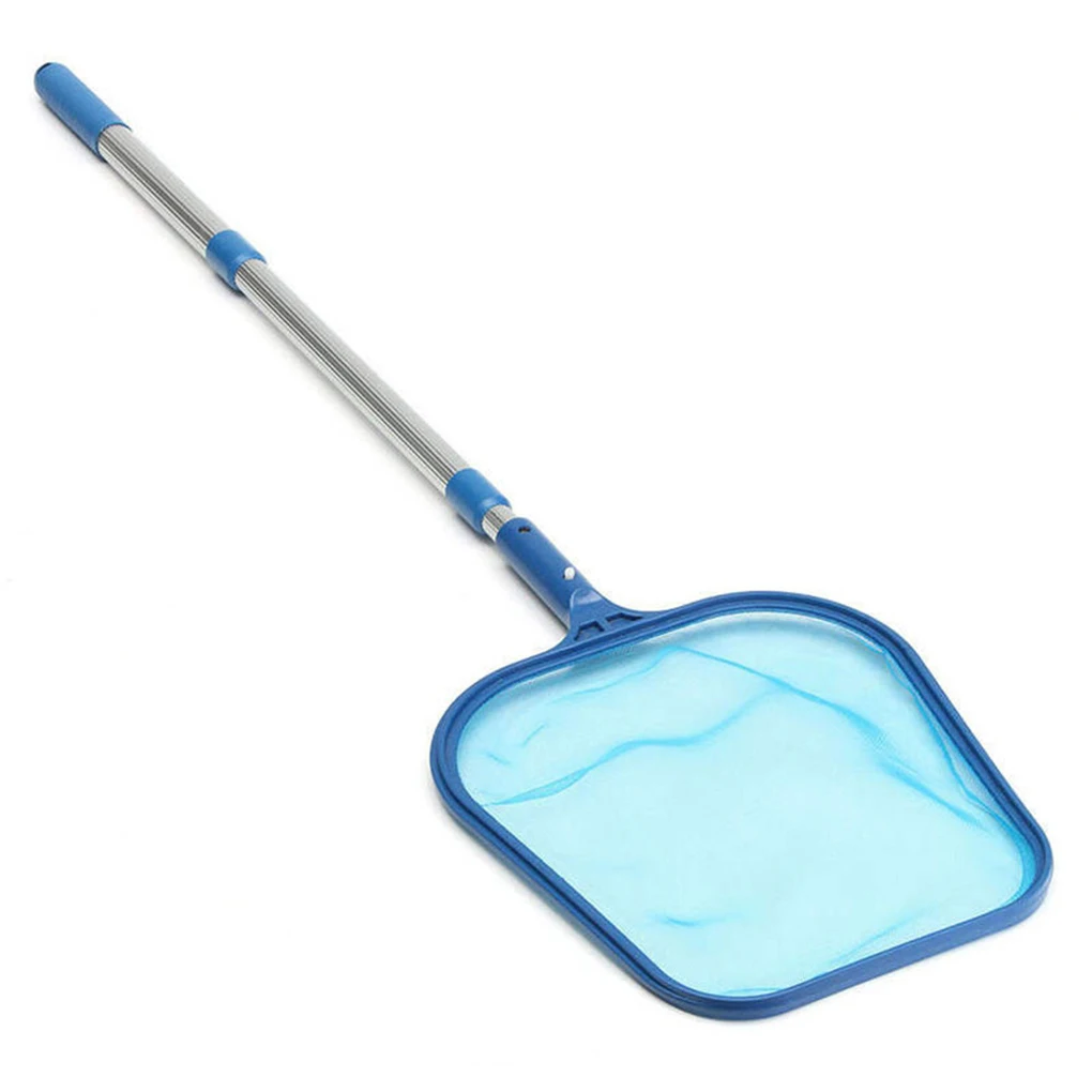 Swimming Pool Net Scoop Leaf Rake Spa Pool Mesh Skimmer Telescopic Pole ...