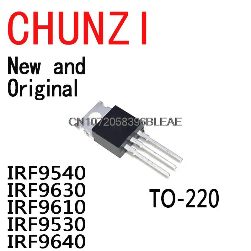 10PCS novo e original TO-220 IRF9530N IRF9640N IRF3710 IRF5210 IRF5305 ...