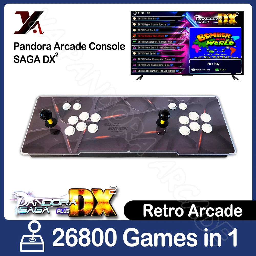 26800-in-1-Latest-Pandora-Box-DX-Plus-Retro-Arcade-Game-Machine-Dual ...