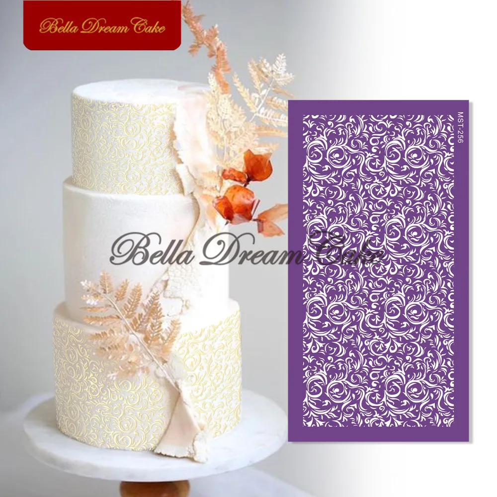 Scroll Stencils For Cakes