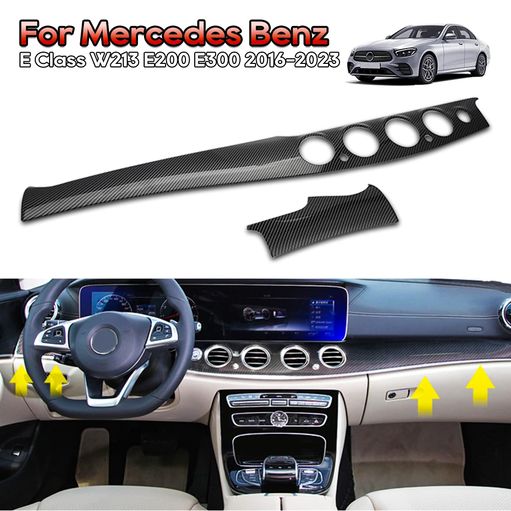 LHD-Car-Front-Dashboard-Panel-Trim-For-Mercedes-Benz-E-Class-W213-E200 ...