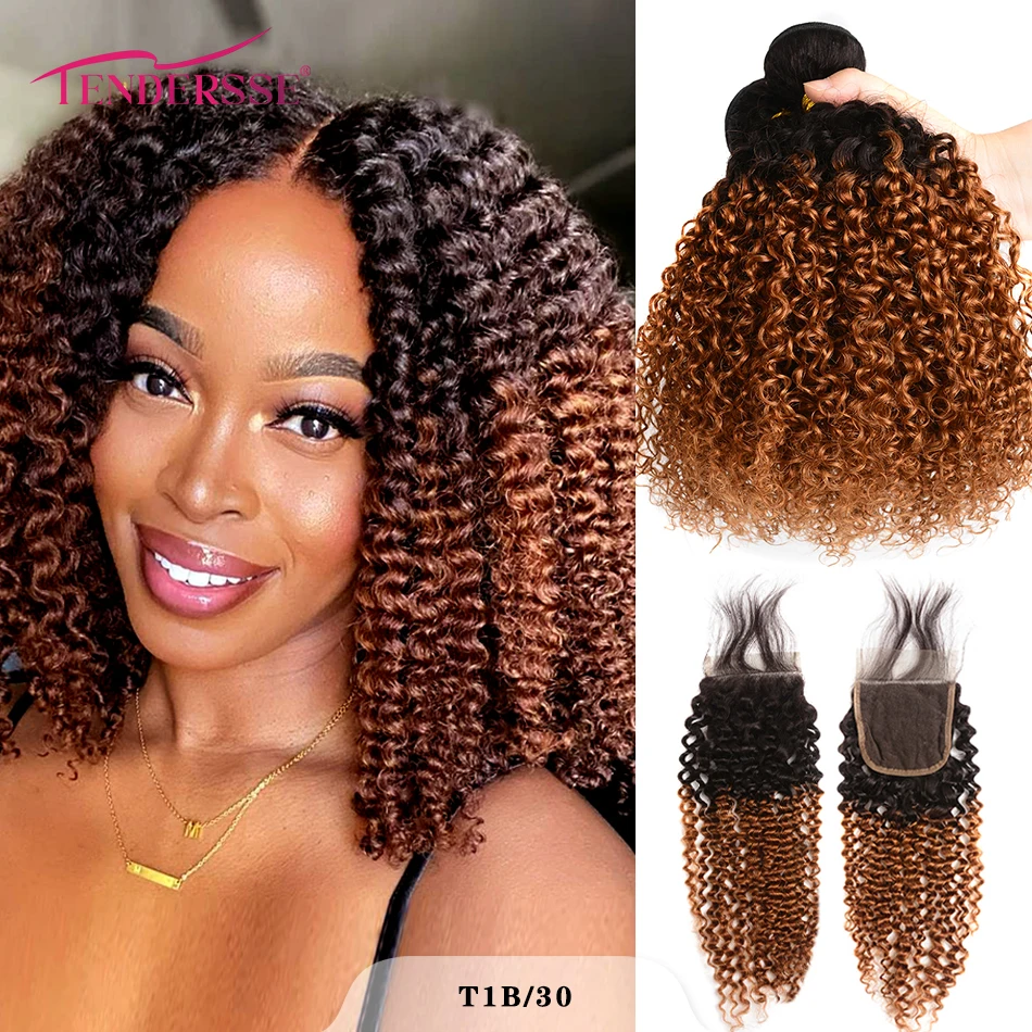 10A-Mongolian-Afro-Kinky-Curly-Human-Hair-3-Bundles-with-4x4-Lace ...