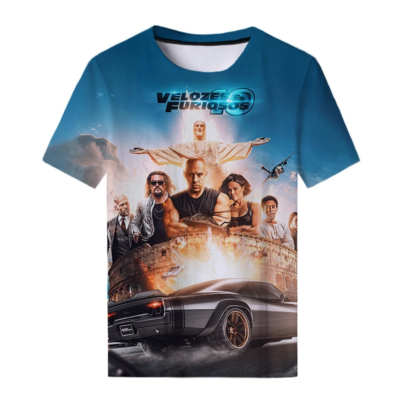 Summer-Fast-and-Furious-T-Shirts-3D-Printed-Streetwear-Men-Women ...