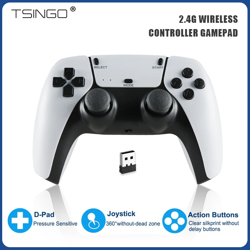 TSINGO-2-4G-Wireless-Controller-Gamepad-with-USB-receiver-For-PC ...