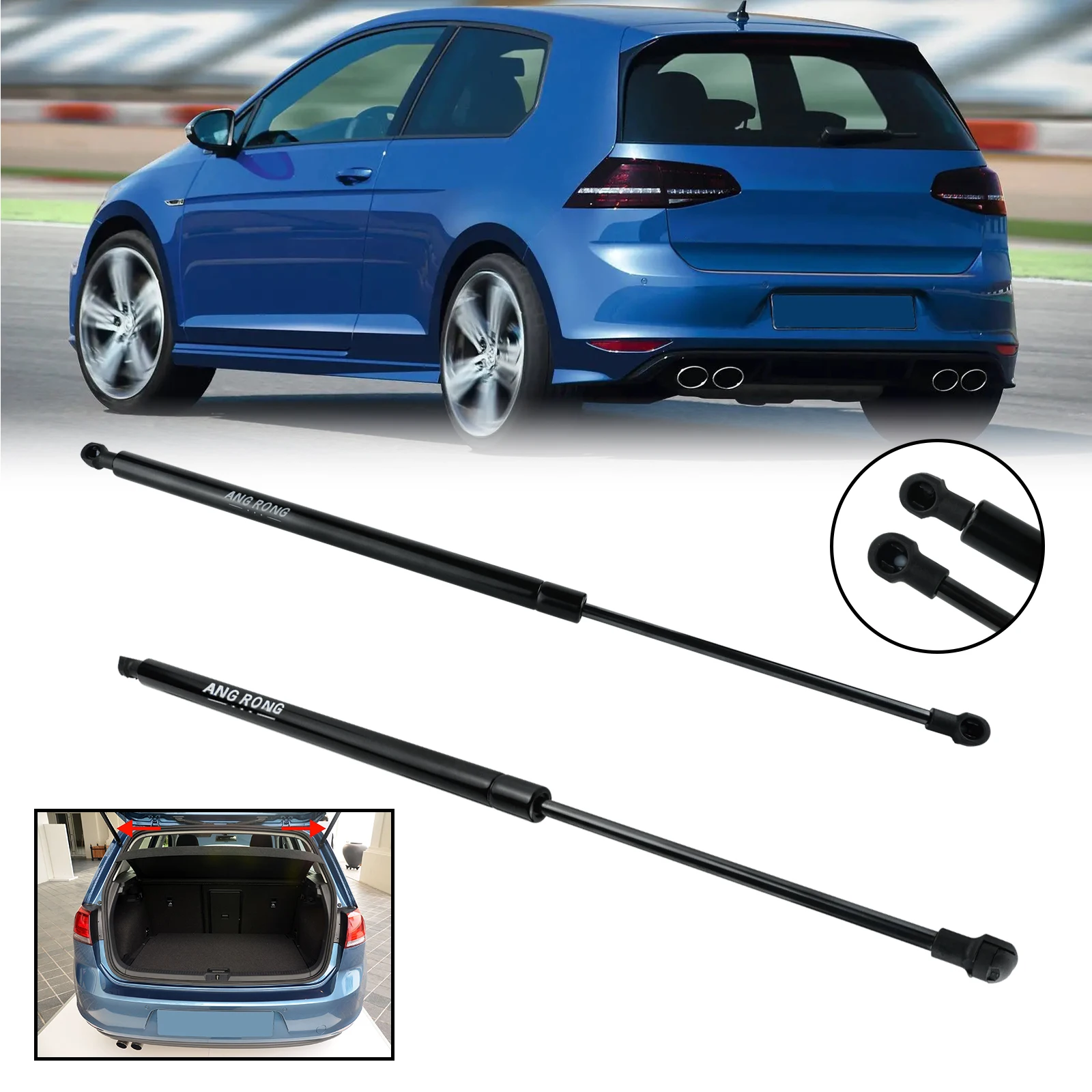 For-VW-Golf-MK7-VII-Hatchback-13-18-Rear-Tailgate-Boot-Trunk-Gas-Struts ...