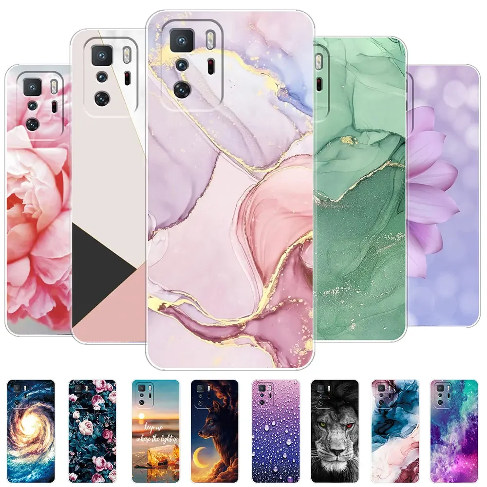 For Xiaomi Poco X3 GT Case Cover PocoX3 X 3 GT 5G Marble Transparent ...