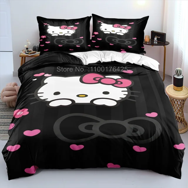 Hello Kitty Bed Set Queen Size