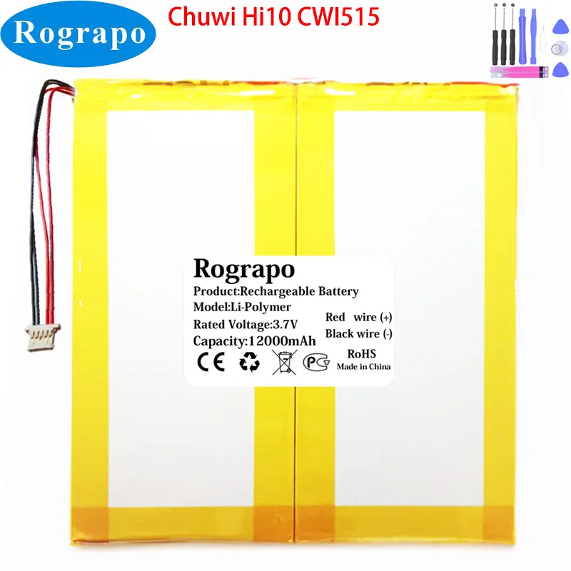 3-7V-12000mAh-Replacement-Laptop-Battery-For-Chuwi-Hi10-CWI515-Tablet ...