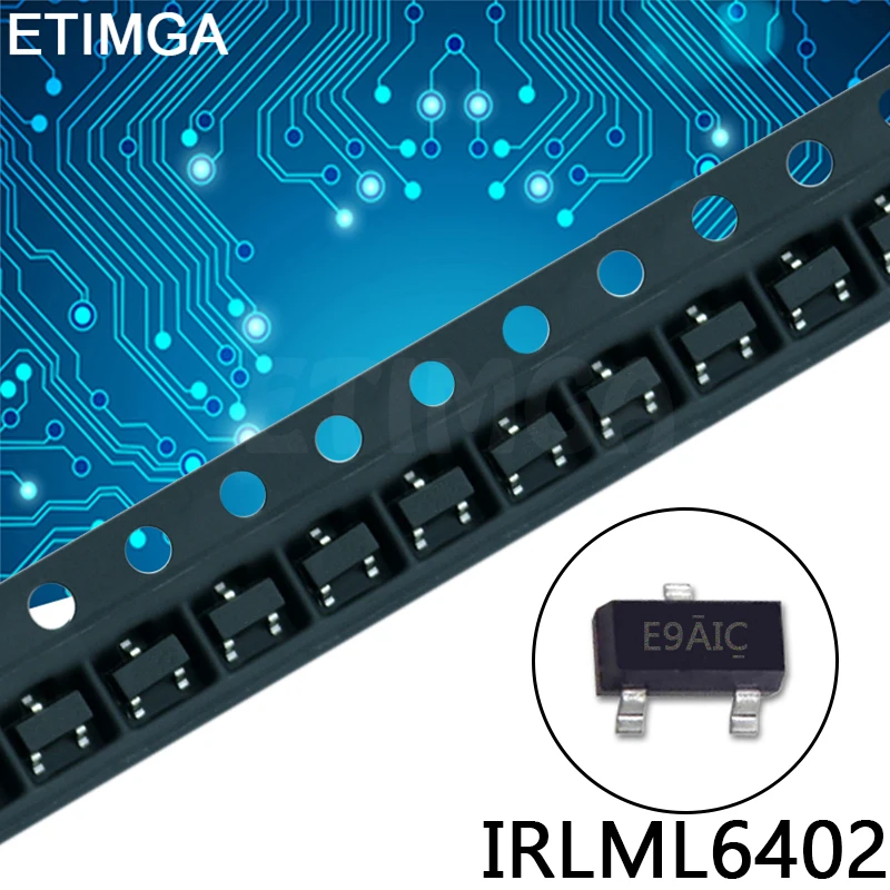 100 pçs/lote IRLML6402TRPBF SOT23 IRLML6402 IRLML6402TR SOT SOT-23 SMD ...