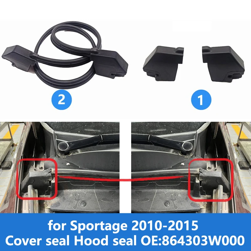Ruili603-for-Kia-2010-2015-Sportage-Cover-seal-Hood-seal-864303W000 ...