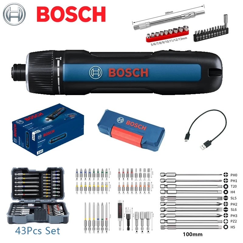 BOSCH-GO-3-New-3-6V-Intelligent-Electric-Screwdriver-Portable-Light ...