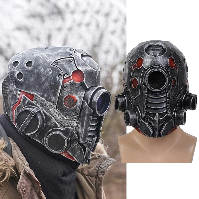 Cosplay Cyberpunk Mask For Halloween Scary Robot Samurai Latex Mask ...