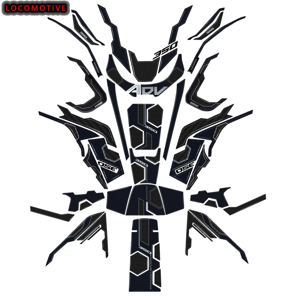 For-HONDA-ADV350-ADV-350-2022-2023-3D-Motorcycle-Resin-Epoxy-Sticker ...