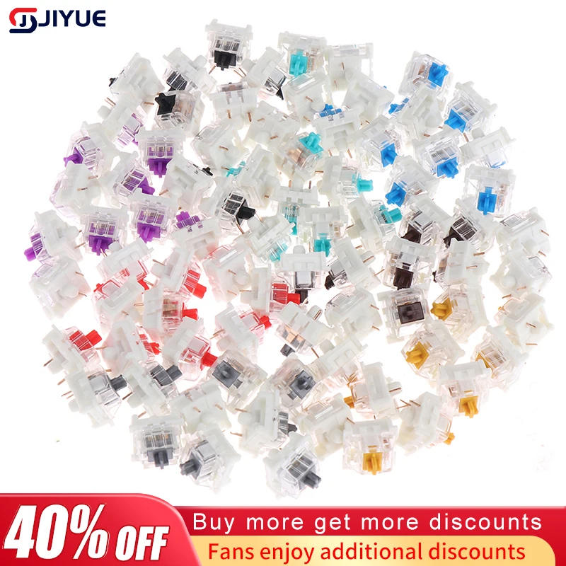 10Pcs-Mechanical-Keyboard-Black-Blue-Brown-Red-Key-Switch-For-CIY ...