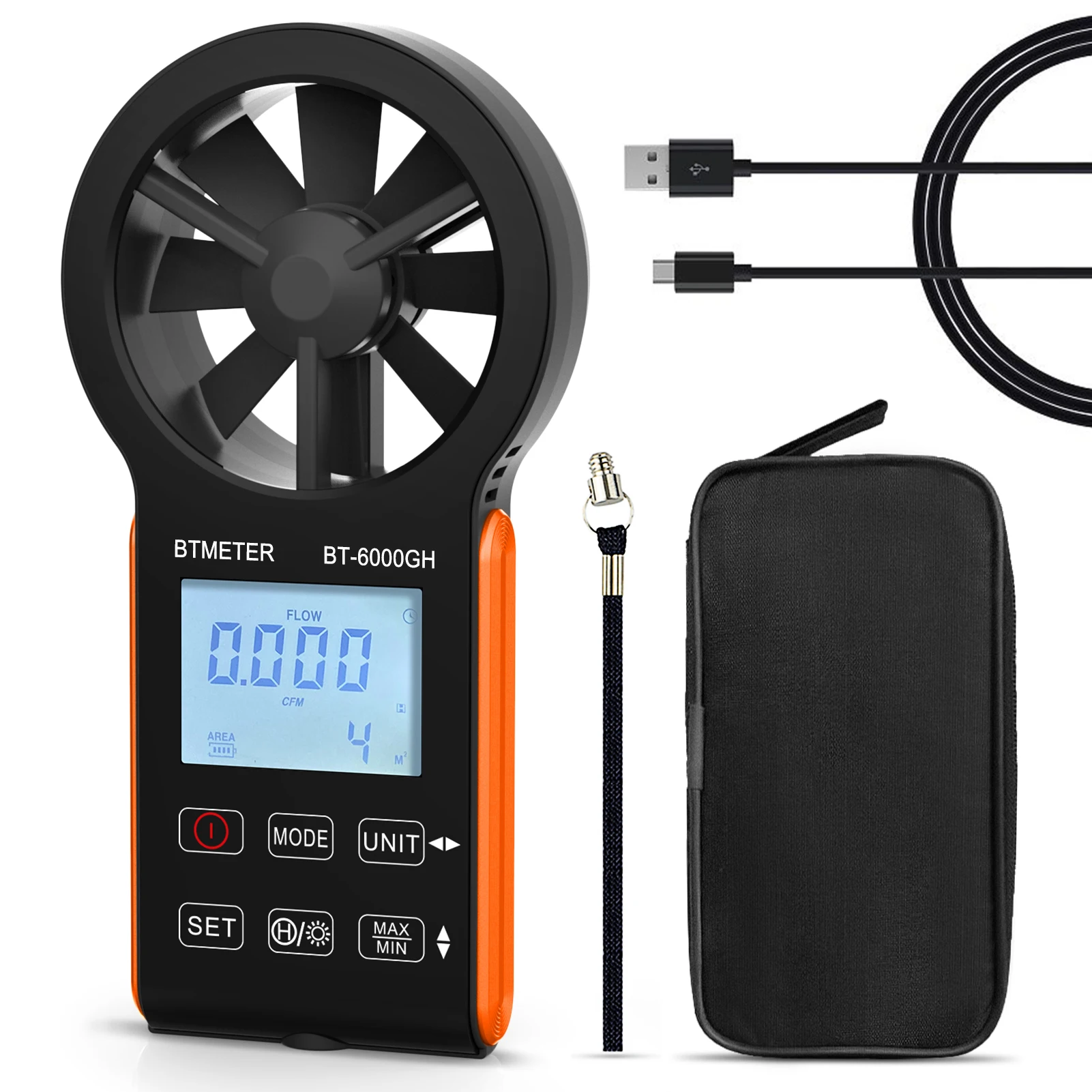 Digital-Handheld-Anemometer-Wind-Speed-Meter-with-Touching-Key ...