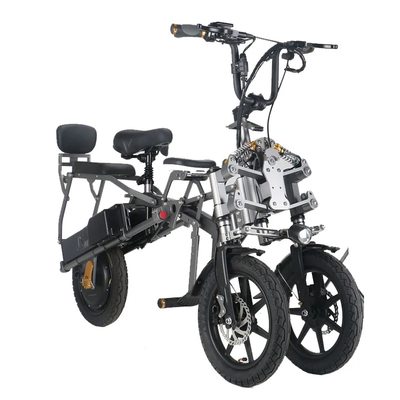Reversed-three-wheeled-elderly-scooter-foldable-for-picking-up-and ...