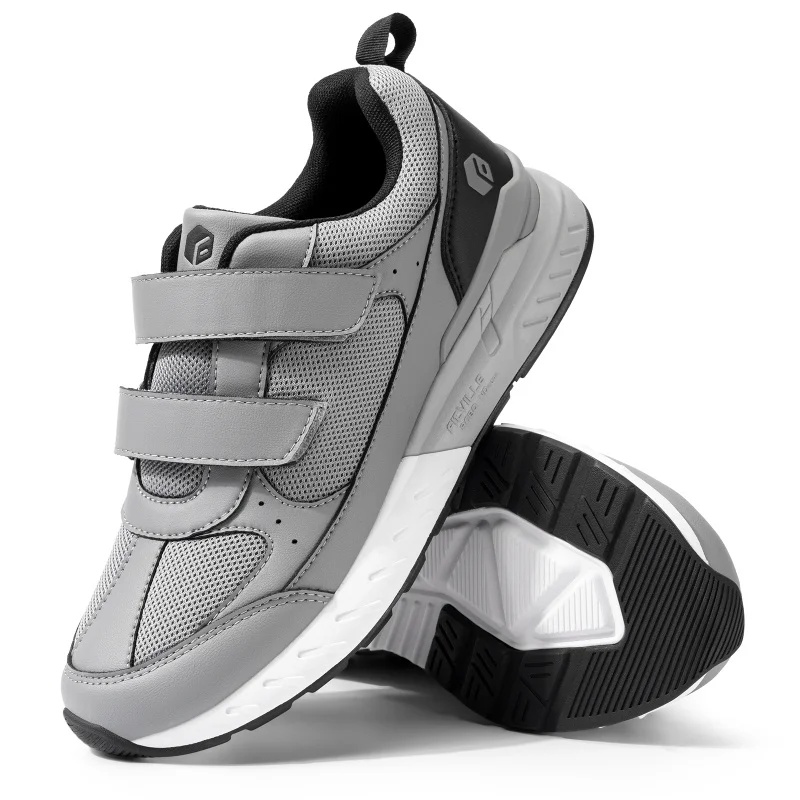 Men'S Athletic Shoes Wide Width With Adjustable Straps Low-Top Non-Slip ...