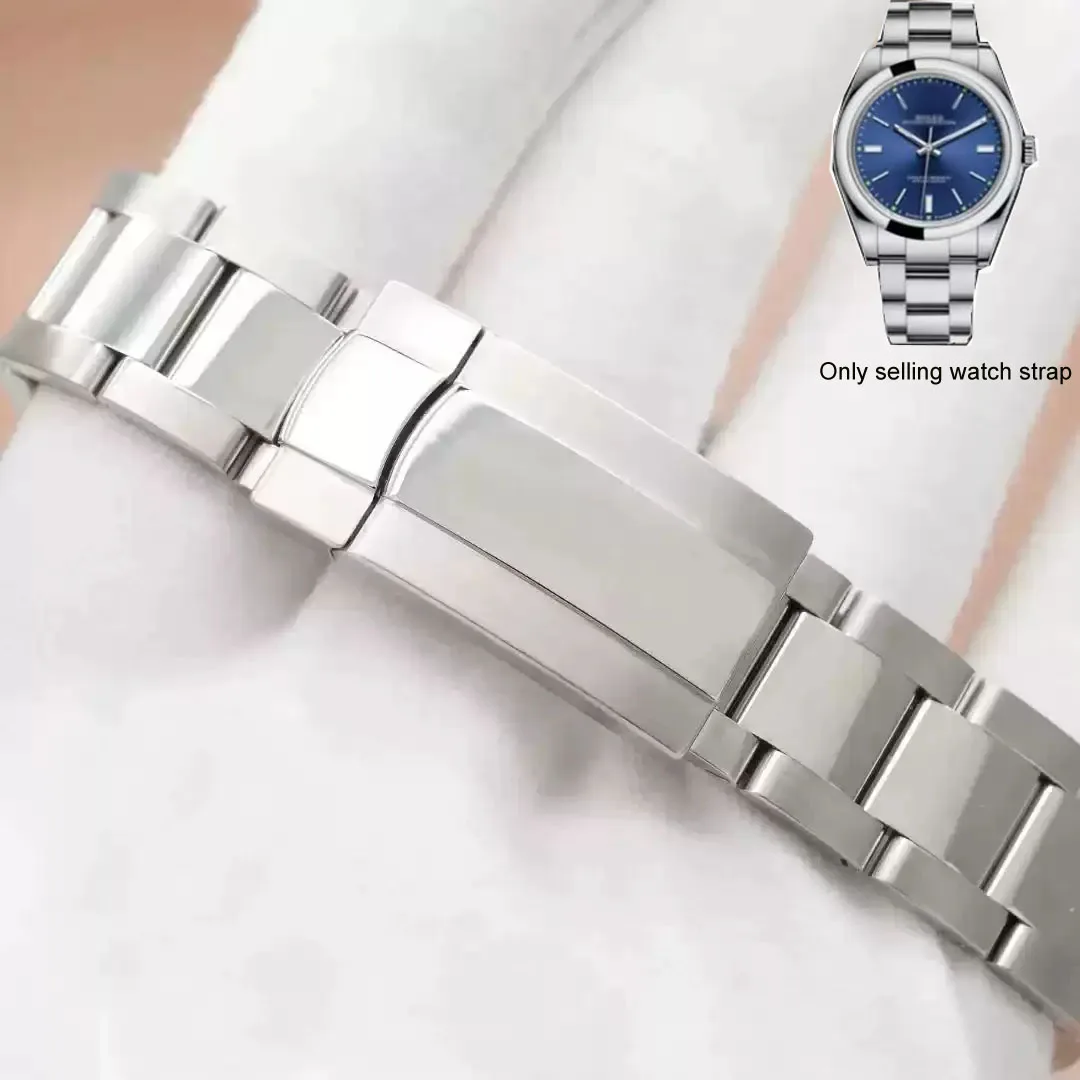 20MM 21MMtainless Steel Men Watch Band For Rolex Oyster Perpetual ...