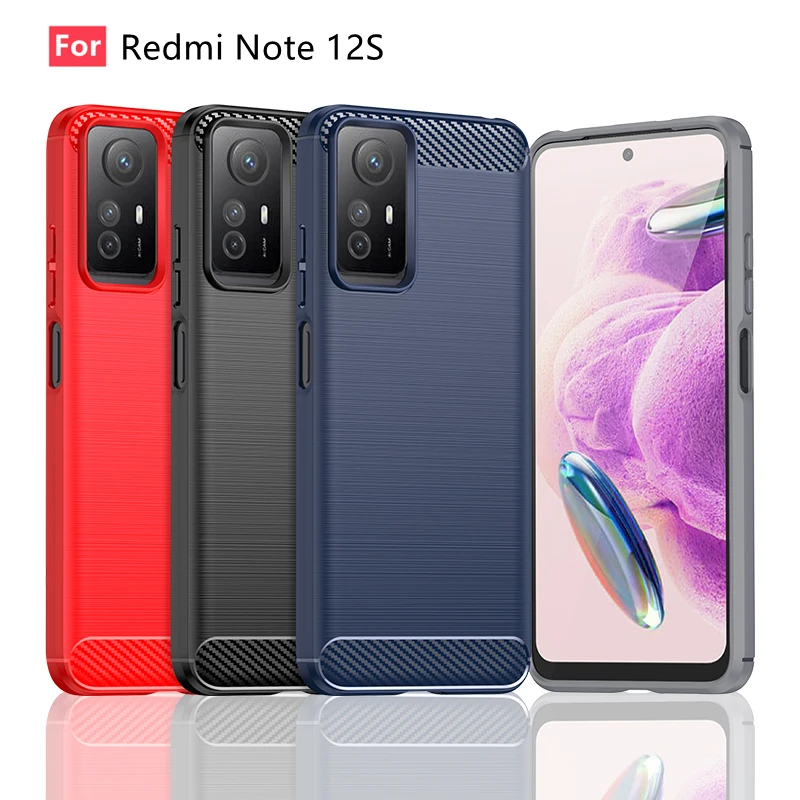 For-Redmi-Note-12S-Case-Cover-Xiaomi-Redmi-Note-12S-12-Pro-Plus-Capas ...