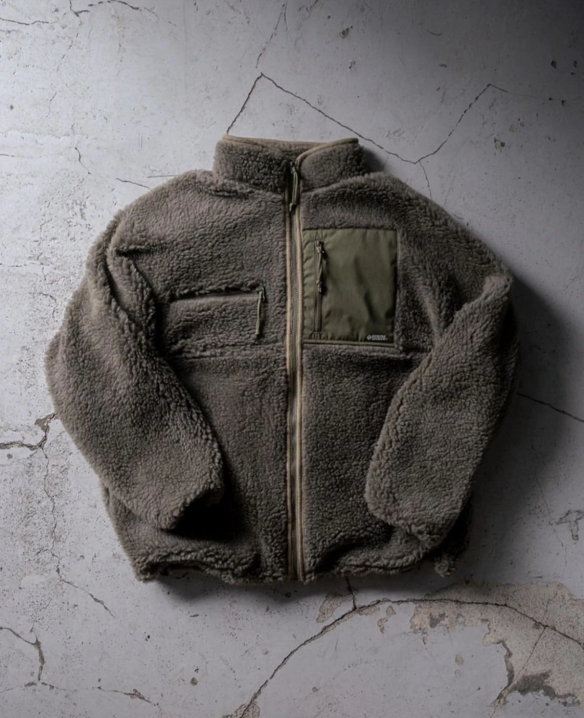 Purple-Label-Wool-Boa-Fleece-Field-Jacket-Fleece-Polar-Fleece-Jacket ...