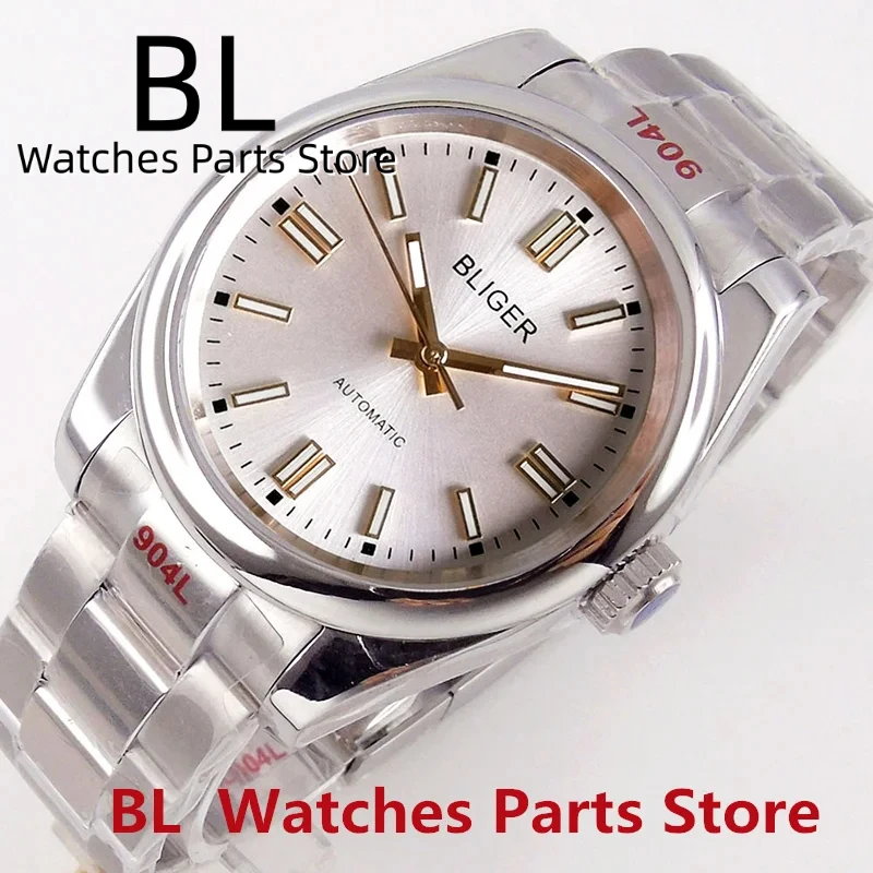 BLIGER-36mm-39mm-NH35A-Automatic-Men-Watch-MIYOTA-8215-PT5000-Black ...