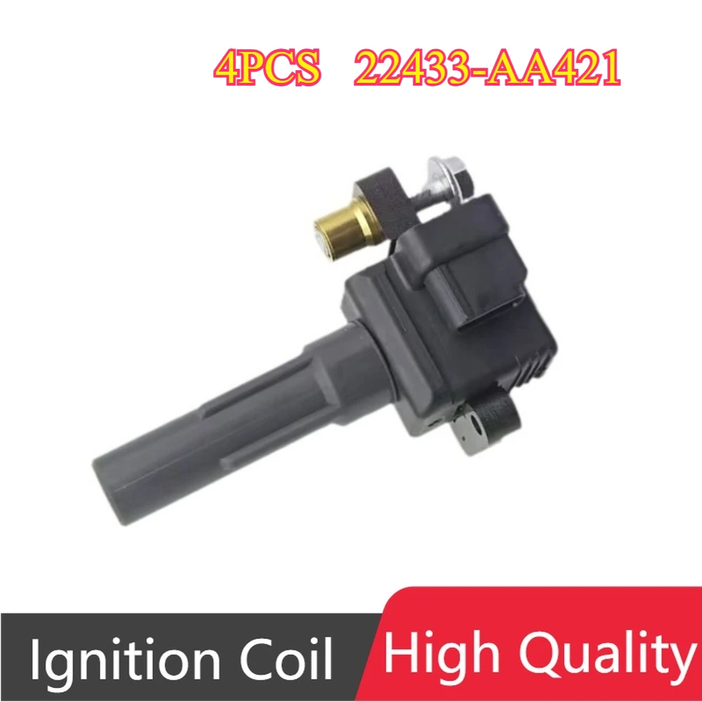4個 22433-AA421 22433AA421 22433AA560 UF480 FK0140 イグニッションコイル サーブ 9-2X ...