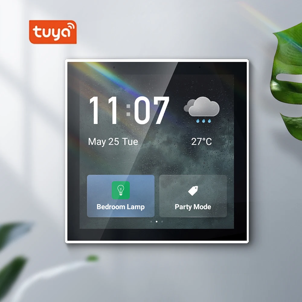 Tuya-Smart-Home-Multi-functional-Touch-Screen-Control-Panel-4-inches ...