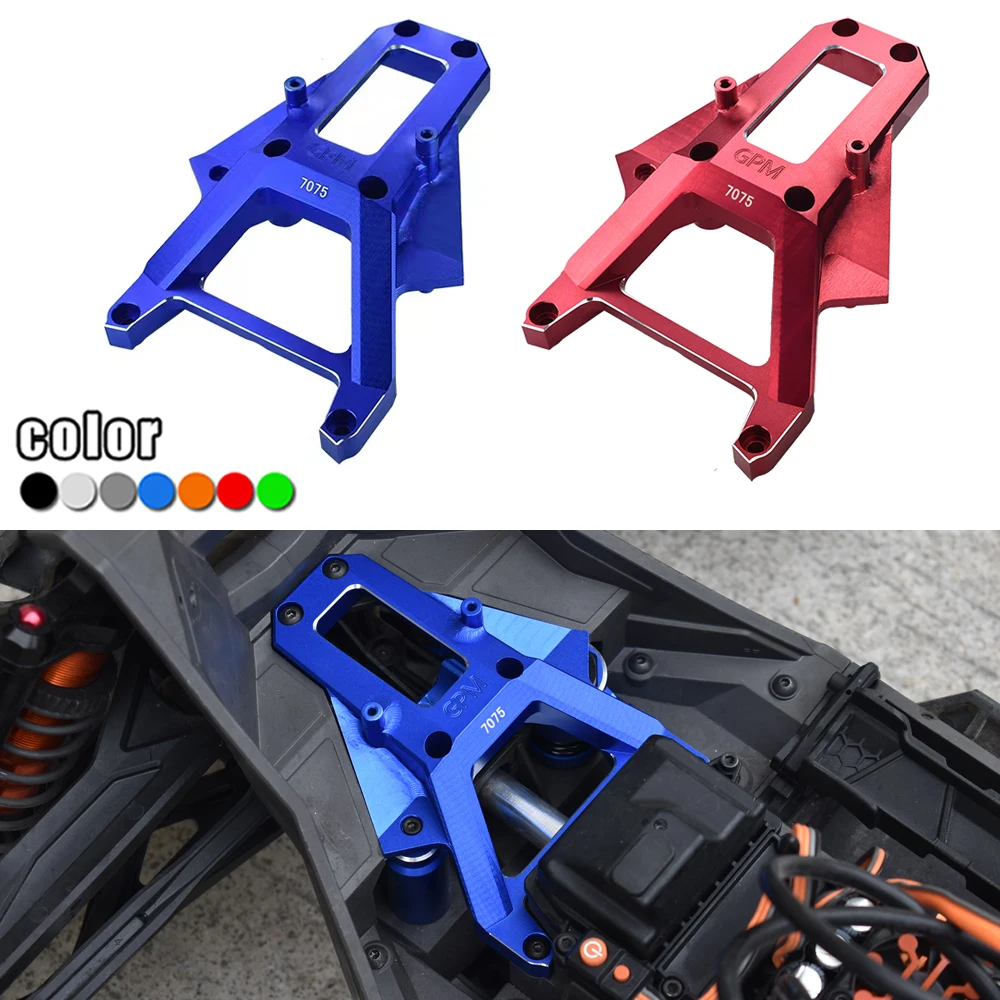 GPM Metal Servo Mount Steering Cover Chassis Brace 7820 for TRAXXAS 1/6 ...