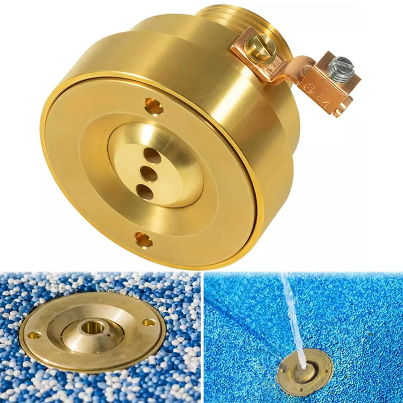 Swimming-Pool-Spa-Brass-Deck-Jet-Fountain-Crown-Nozzle-with-Grounding ...
