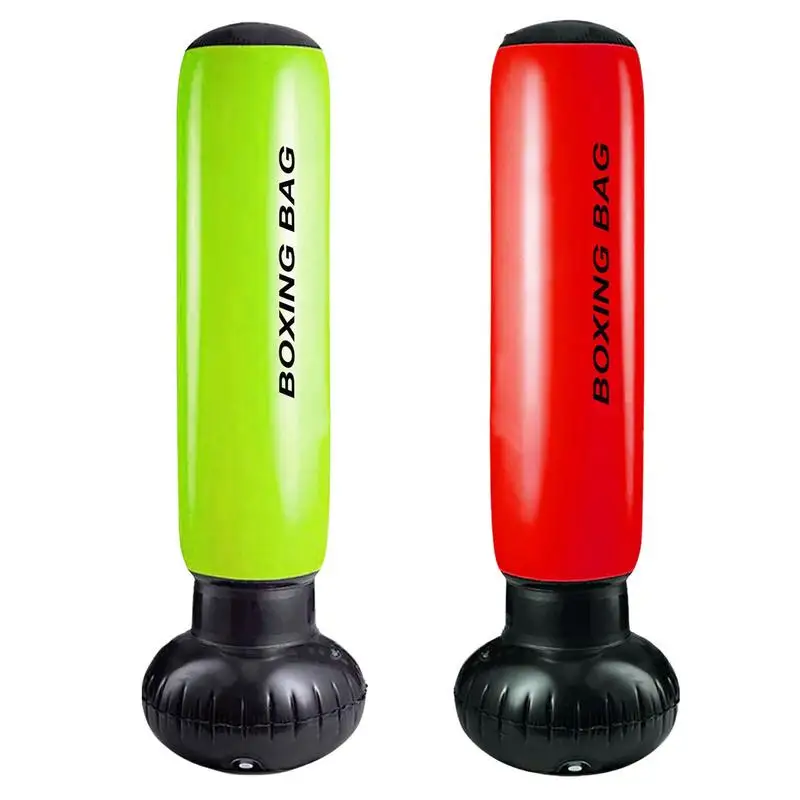 Inflatable-Punching-Bag-Kids-Air-Pump-Boxing-Training-Bag-Heavy ...