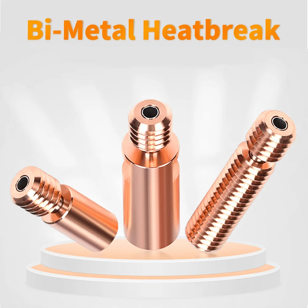 BIGTREETECH Bi-Metal Heat Break V6 MK8 MK10 Throat For E3D V6 Hotend ...