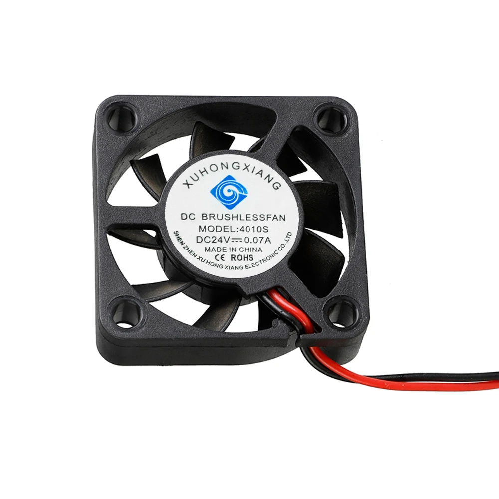 5pcs 4010 Brushless Cooling Fan 24v Dc 40*40 With Ball Bearing 2pin ...