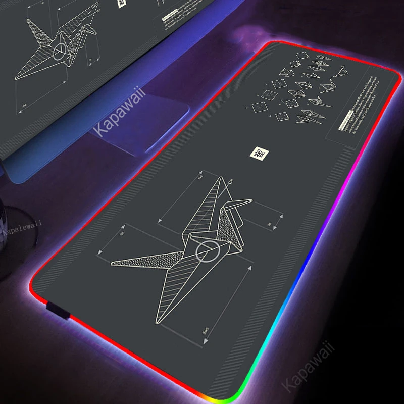 Rgb Gaming Mat Xxl Extended Mouse Pad 900x400 Slipmat Custom Mechanical ...