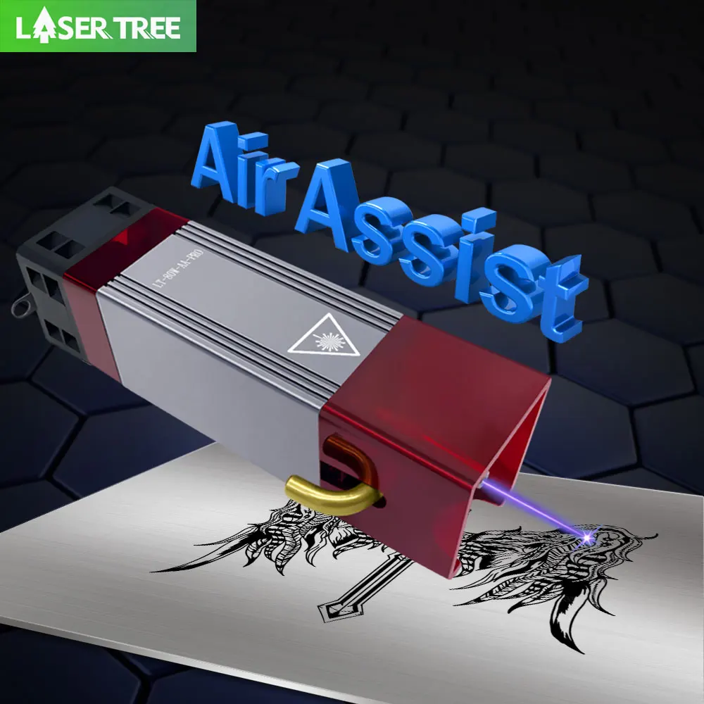 LASER-TREE-80W-TTL-Laser-Module-with-Air-Assist-Laser-Head-for-CNC ...