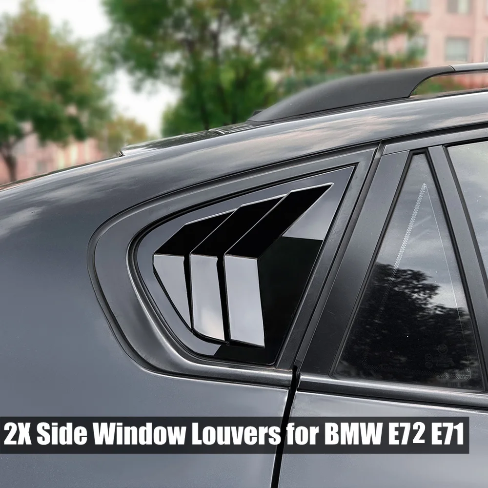 ABS-Rear-Side-Window-Louvers-Scoop-Cover-Vent-Shark-Gill-Air-Outlet-For ...