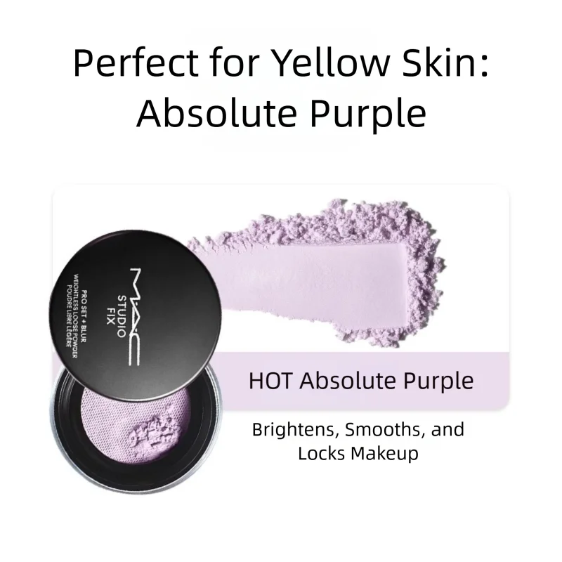 MAC Absolute Purple Powder Flawless Setting, Long lasting Oil Control ...