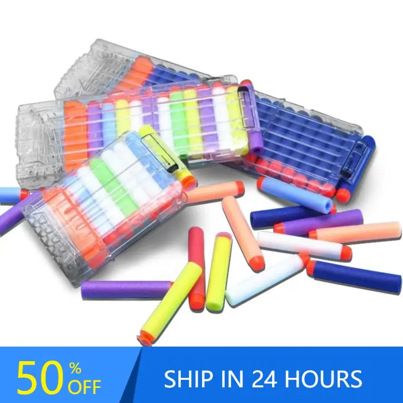 Transparent White Universal Reload Clip 6 /12 /18 Rounds for Nerf ...