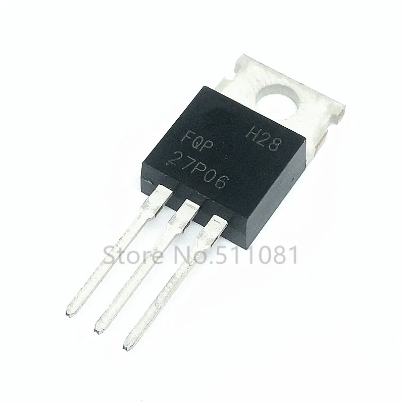 10PCS FQP27P06 27P06 60V 27A TO-220 Power MOSFET to220 FQP47P06 ...