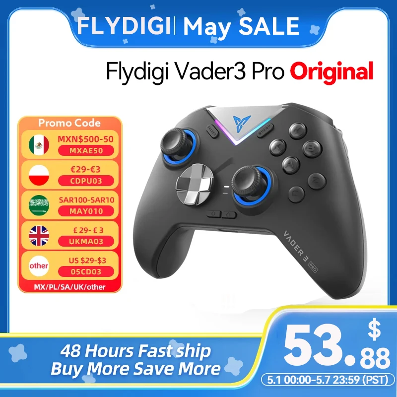 Flydigi-Vader3-Pro-Gamepad-Original-Wired-Wireless-BT-Vader-3-Pro ...
