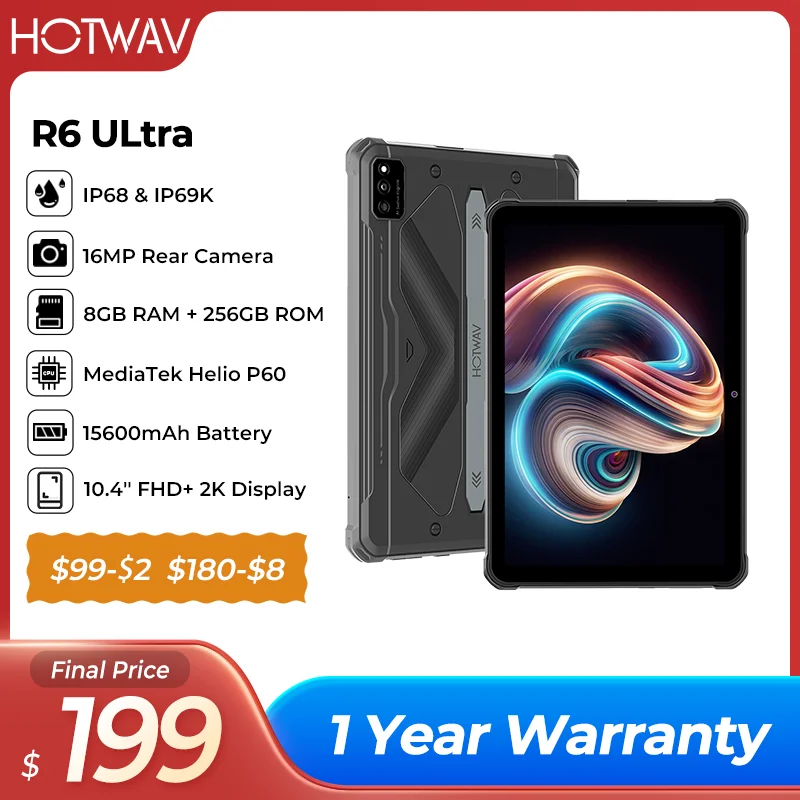 HOTWAV-Tableta-R6-versi-n-Global-Tablet-Ultra-resistente-con-Android-13 ...