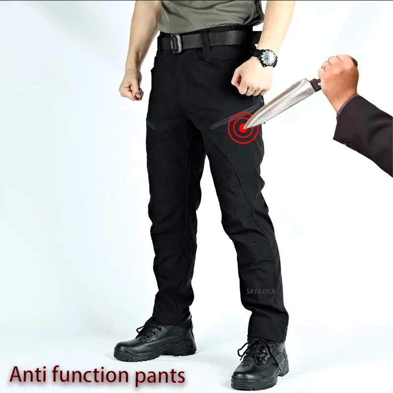 Upgrade-High-Quality-Stab-Resistant-Trousers-Bodyguard-Police-Safety ...