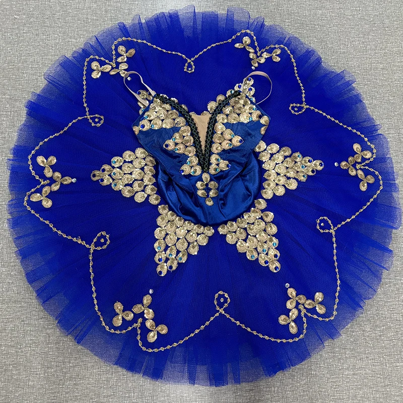 Akeylia royal blue professional ballet tutu women Group dance ...