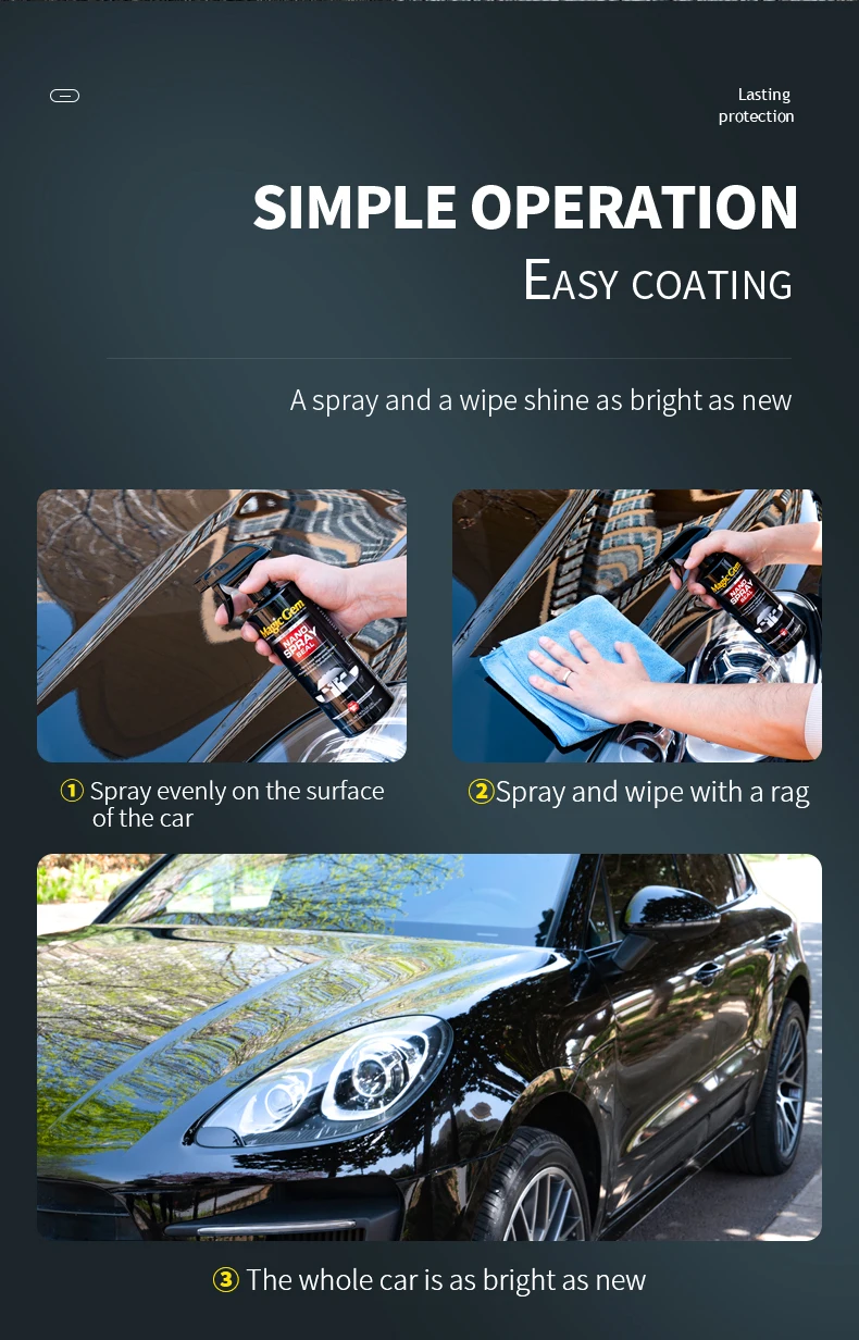 Magic Gem Керамическое покрытие для автомобиля, полимерная гидрофобная ...