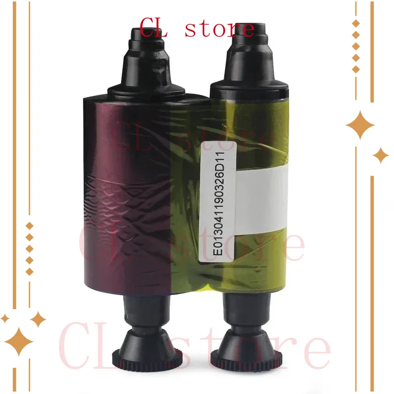 NEW R3011 YMCKO Color Ribbon FOR Evolis Pebble Series Dualys 3 Securion ...