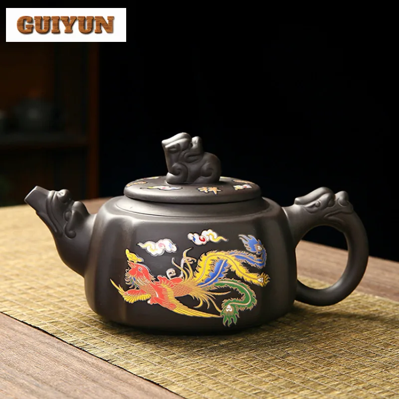 500ml Color-changing Fengming Zisha Teapot Aesthetic Tea Infuser Pot ...