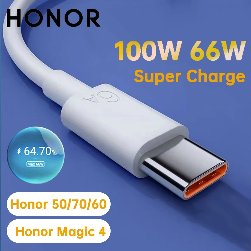 Honor-70-5g-Super-Charge-Cable-Original-6a-Fast-Charging-Cabel-Wire-For ...