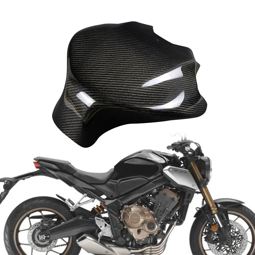 For-Honda-CBR650R-CB650R-100-Full-Carbon-Fiber-Tank-Cover-Protector ...