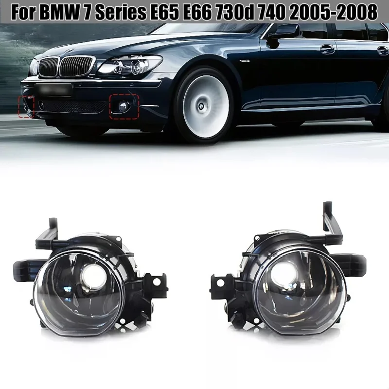 Applicable 2005-2008 Year BMW 7 Series E65 E66 E67 Front Fog Lamp ...